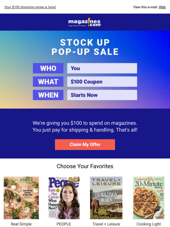 Magazines: We've Got Something Special For You... | Milled