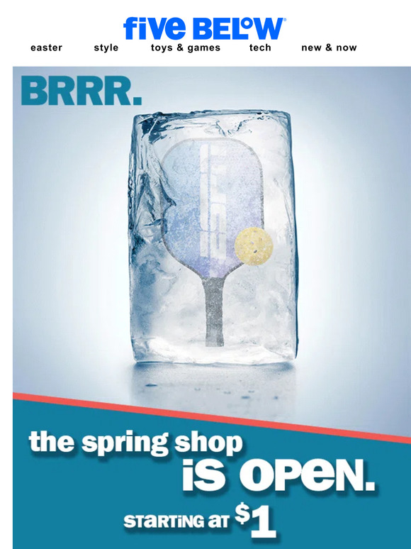 Five Below: spring shop now open! | Milled