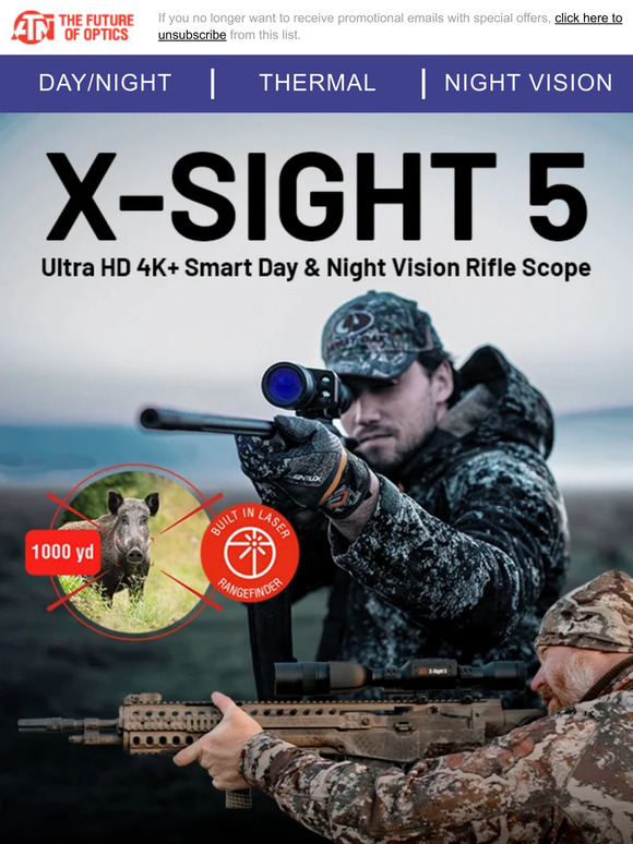 ATN: Get a Sightful Surprise: X-Sight 5 - Where Vision Meets Precision ...