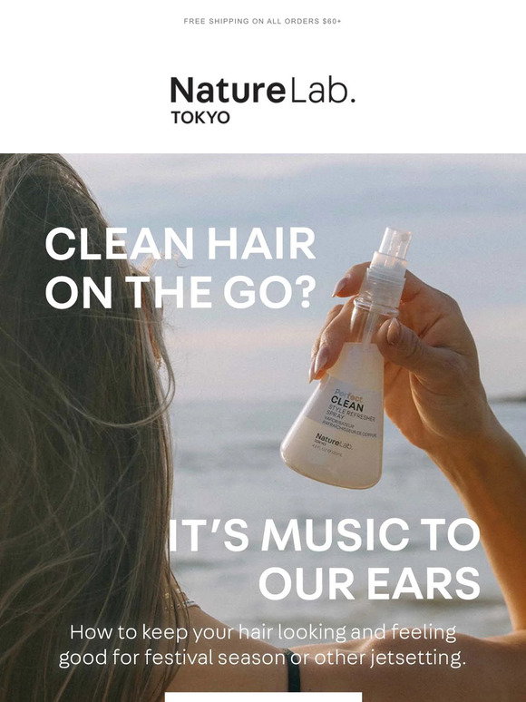 NatureLab Tokyo: Clean hair, anywhere | Milled