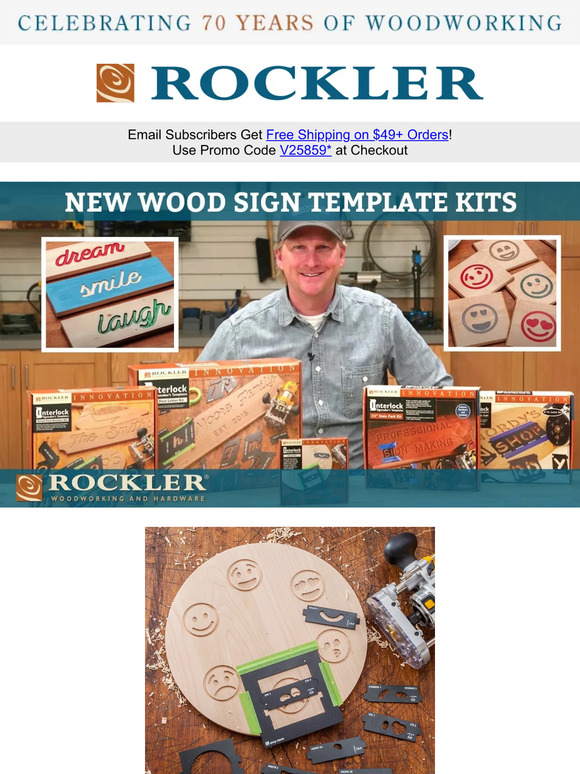 Rockler Woodworking and Hardware: Discover DIY Sign Making & More: Your ...