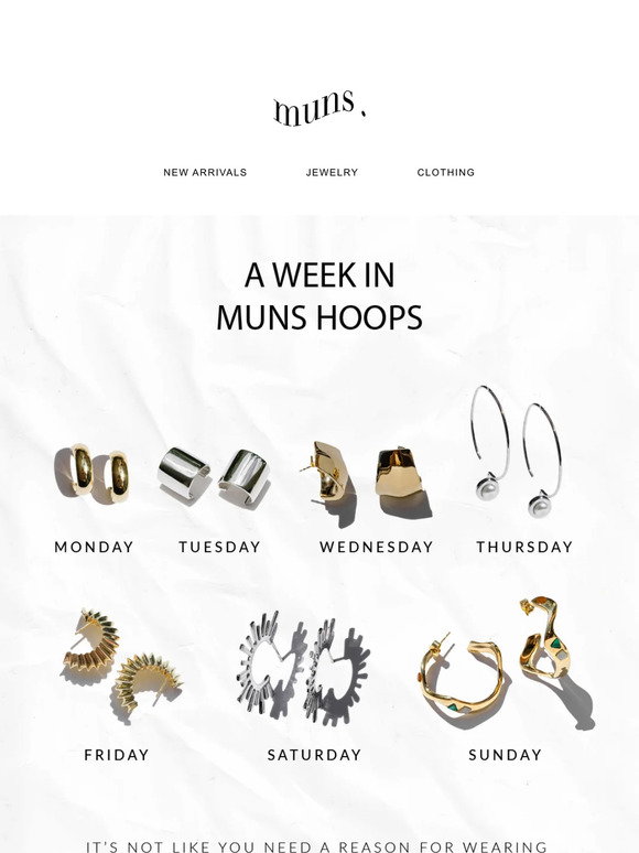 MUNS: One for Every Day of the Week | Milled