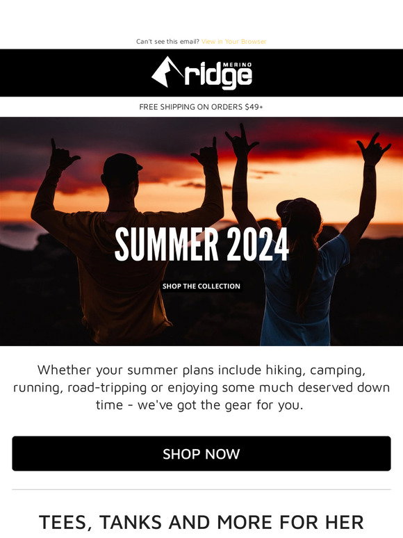 Ridge Merino: Full restock: Summer 2024 Is Here ☀️ | Milled