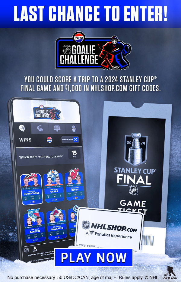 NHL: Don’t miss the chance to score a trip to the 2024 Stanley Cup ...