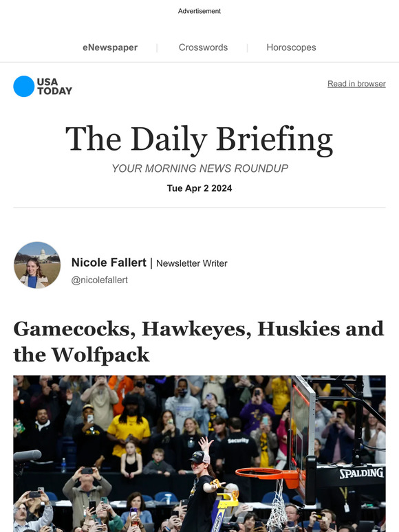 USA TODAY: Gamecocks, Hawkeyes, Huskies and the Wolfpack | Milled