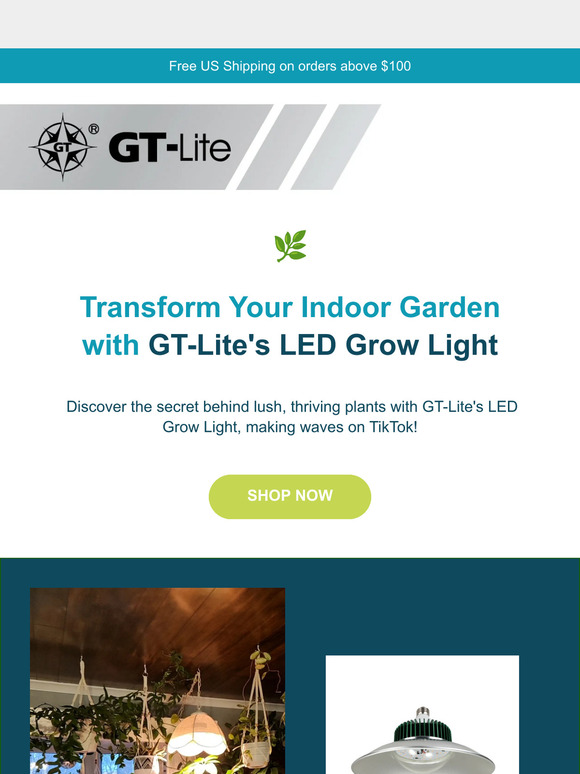 GT-Lite: Transform Your Indoor Garden with GT-Lite's LED Grow Light 🌿 ...