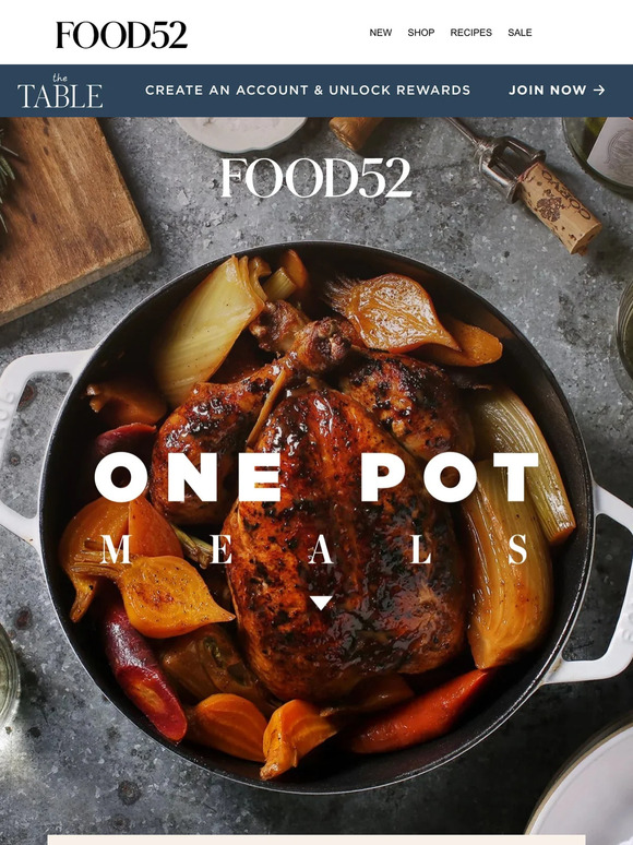 Food52 Email Newsletters: Shop Sales, Discounts, and Coupon Codes