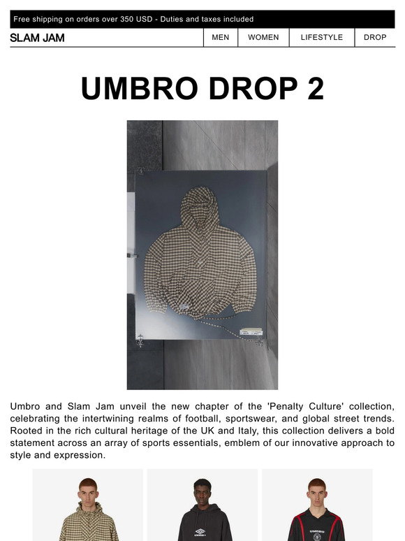 Slam Jam: Umbro Drop 2 | Introducing: Nancy | Milled
