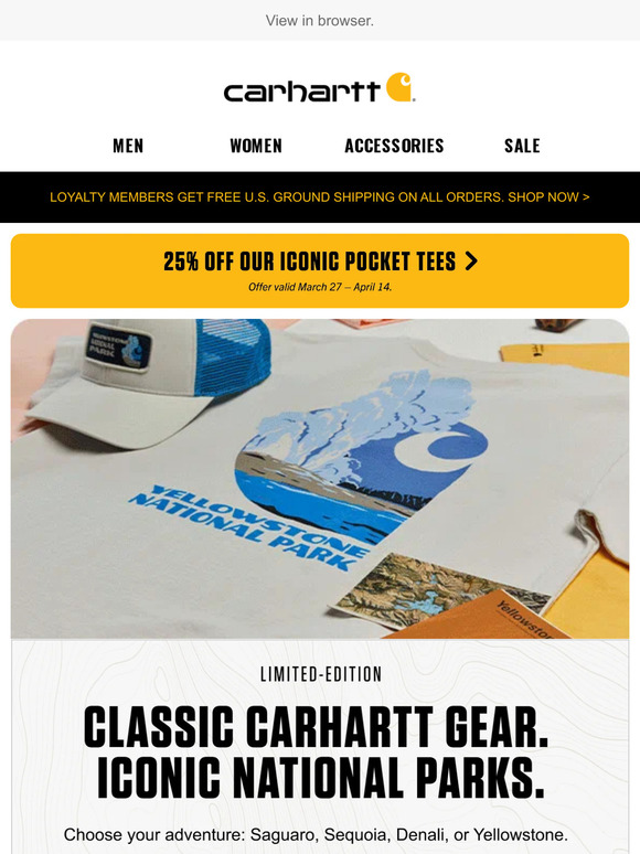 Carhartt: Our new National Parks gear is now available | Milled
