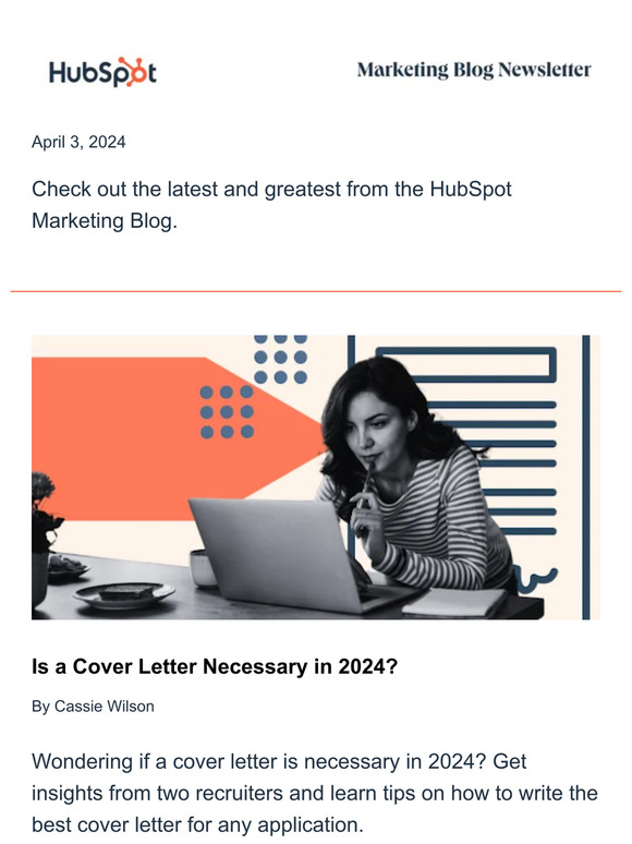 HubSpot: Is a Cover Letter Necessary in 2024? | Milled