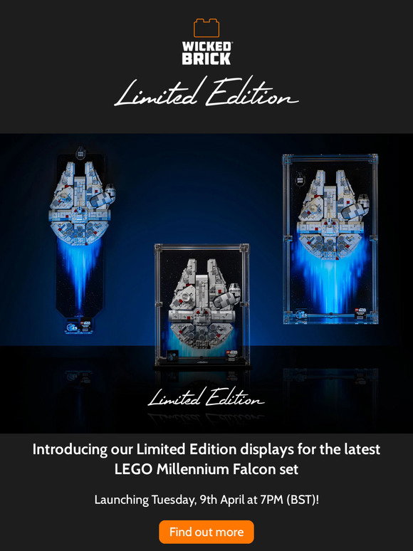 Wicked Brick: First look at our 3 Limited Edition Millennium Falcon ...