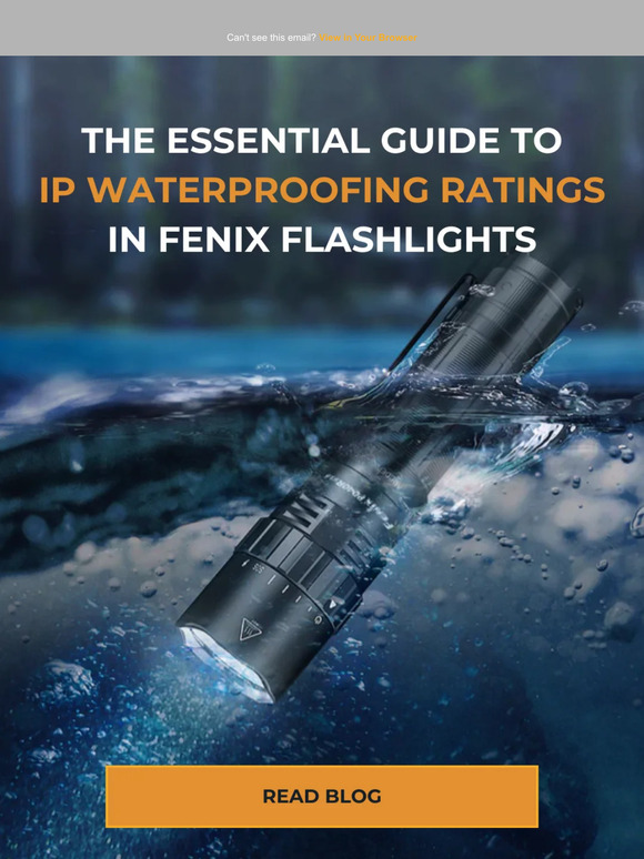 Fenix: The Essential Guide to IP Waterproofing Ratings | Milled