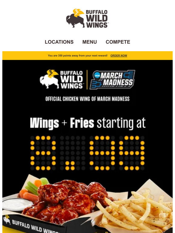 Buffalo Wild Wings: Pair March Madness® With Wings & Fries | Milled