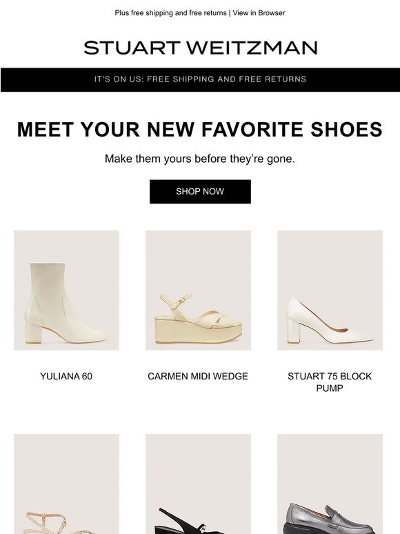 Stuart Weitzman: These Will Put a Spring in Your Step | Milled