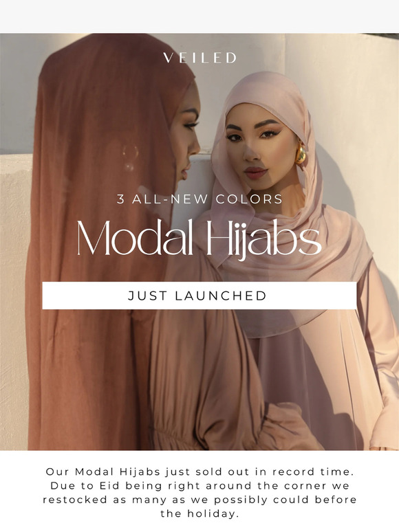 Veiled: Modal Hijabs: 3 All-New Colors | Milled