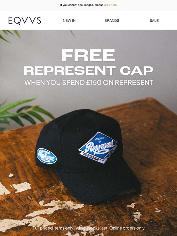 Eqvvs: Represent Cap on us with £150 spend | Milled