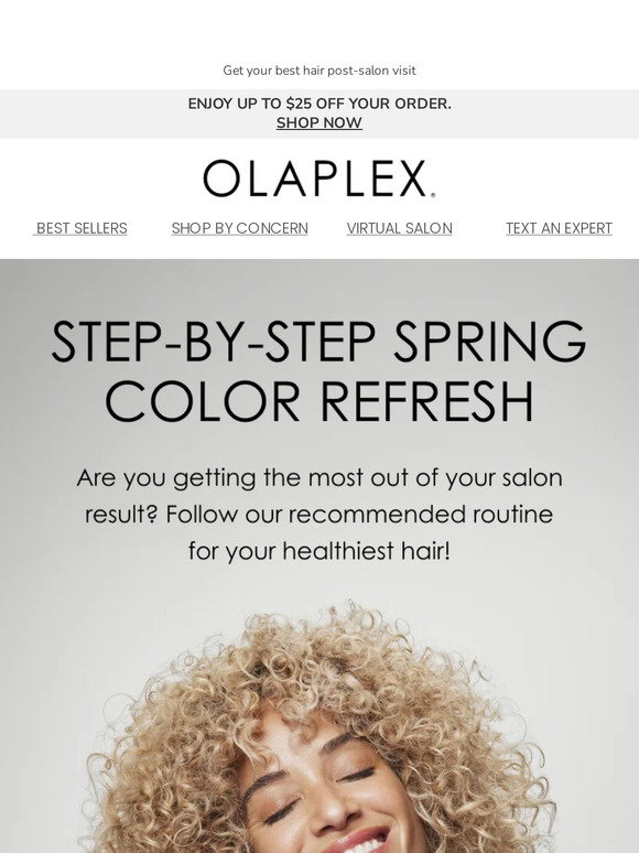 Olaplex: Step-By-Step Spring Color Refresh | Milled