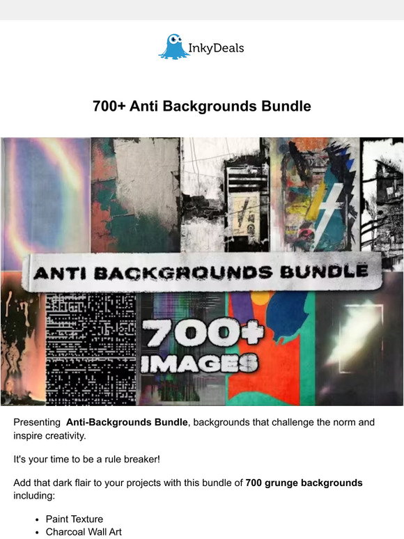 Pixelo: Exclusive Grunge Backgrounds Bundle! | Milled