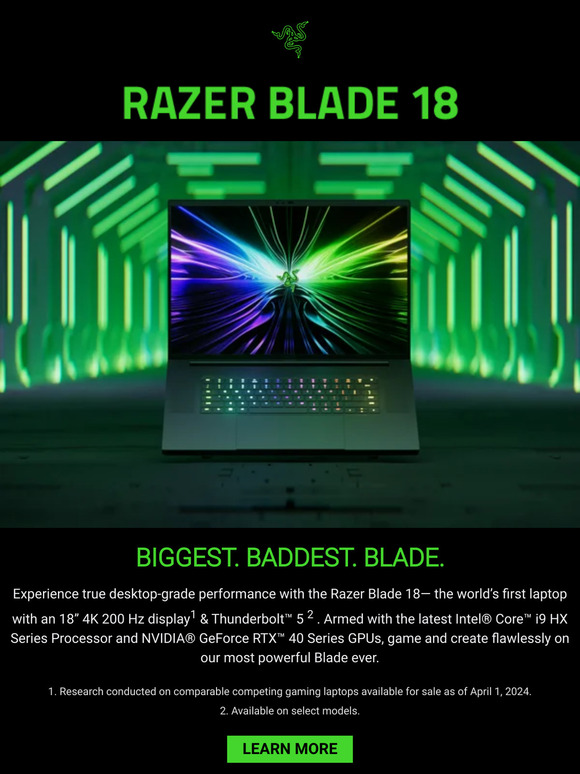 Razer: Meet the New Razer Blade 18 | Milled