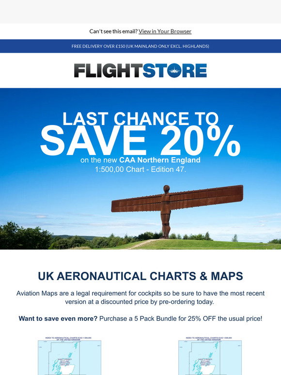 Flightstore: Pre-Order CAA Northern England Chart for Exclusive Savings ...