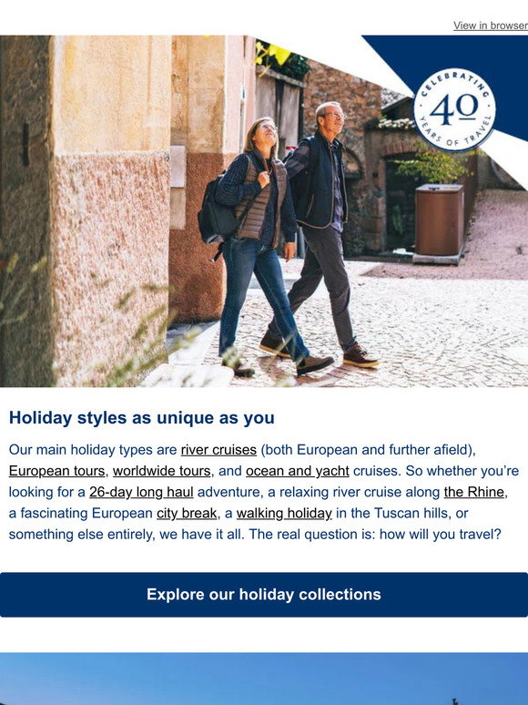 Riviera Travel: Travel your way in 2025 | Milled