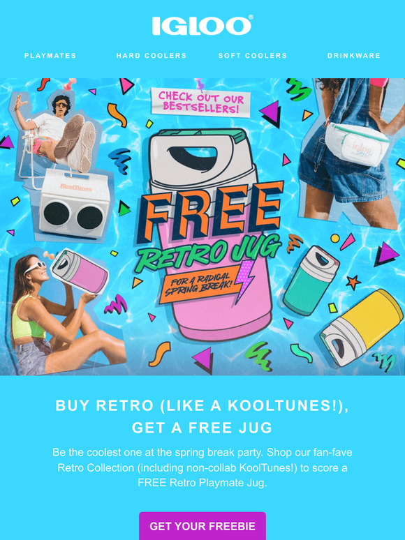 Igloo-Store.com: Shopping Retro gets you a FREE Jug! | Milled
