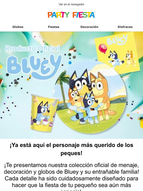 Party Fiesta: ¡Bluey ha llegado a Party Fiesta! | Milled