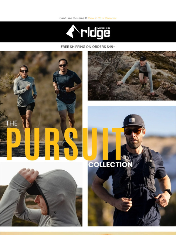 Ridge Merino: Introducing The Pursuit Collection | Milled