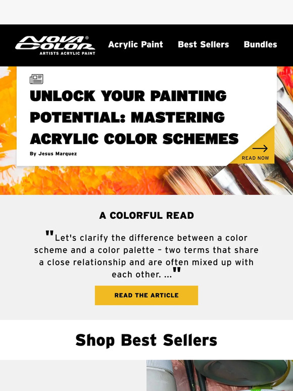 Nova Color Artists Acrylic Paint: Create Bold Impact: Master Acrylic ...