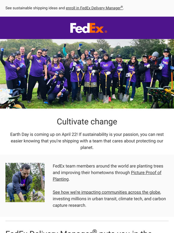 FedEx: Let’s celebrate Earth Day | Milled