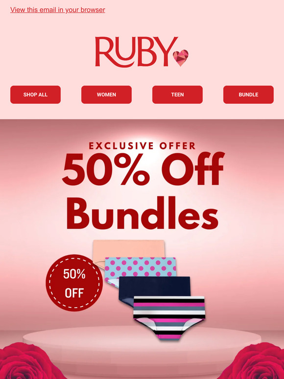 Ruby Love: 50% OFF BUNDLES - Double The Savings!🔥 | Milled
