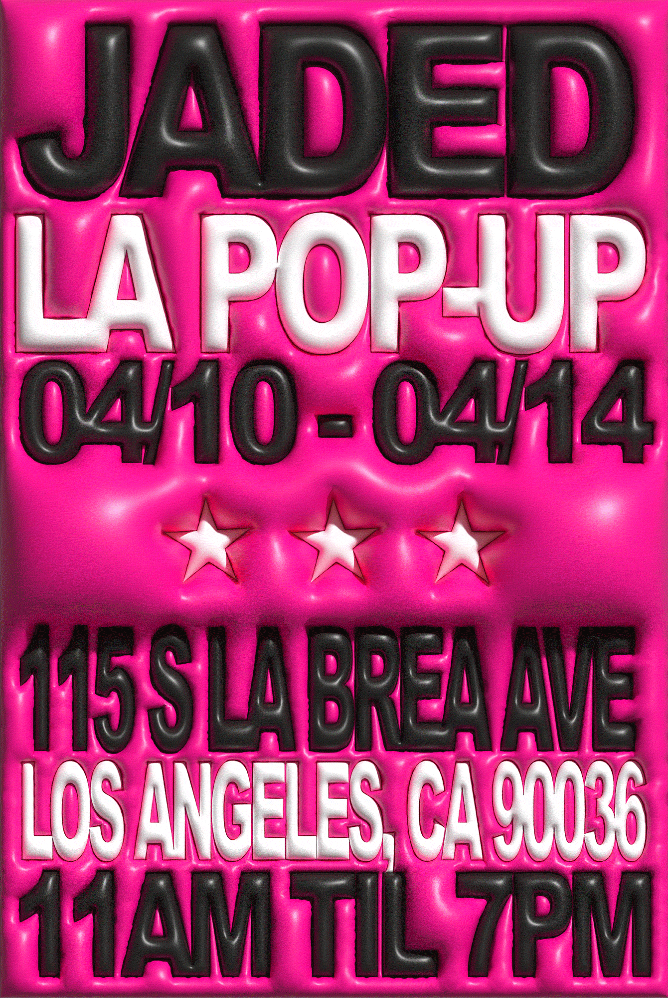 Jaded London: LA Pop-Up Store - from 04/10 | Milled