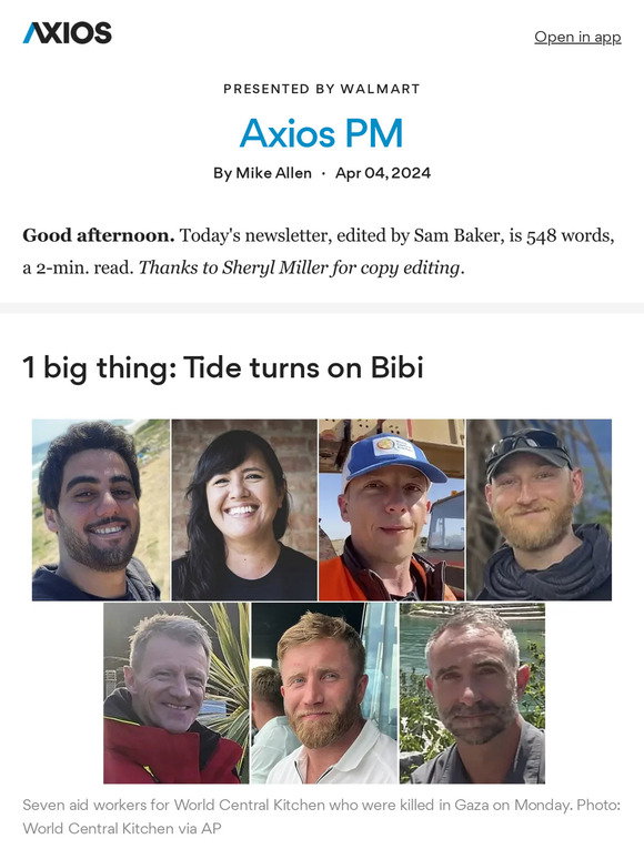 Axios: 💍 Axios PM: Get married at the office | Milled
