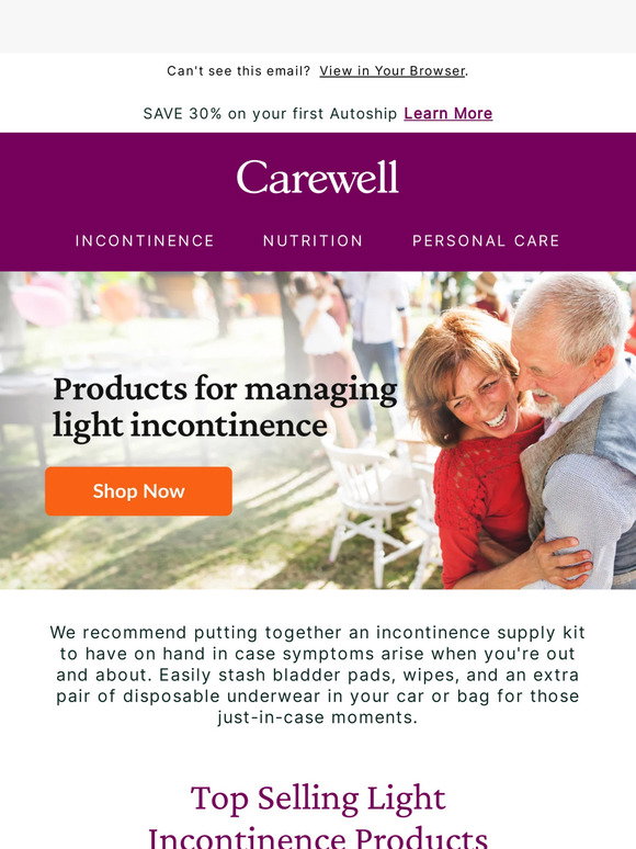 Carewell: The best incontinence supplies for when you’re on-the-go | Milled