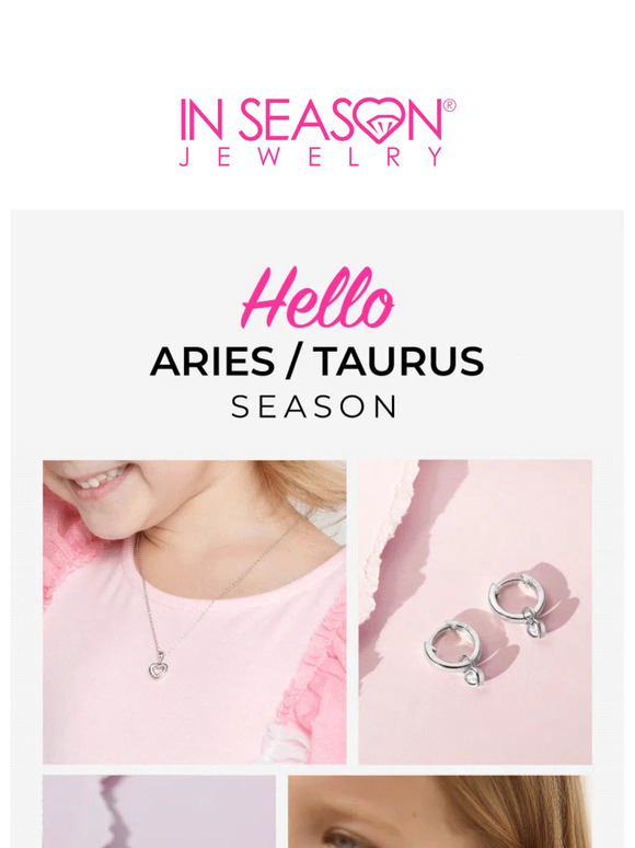 In Season Jewelry: Hello Aries/Taurus Season 💎 Shop our Birthstone ...