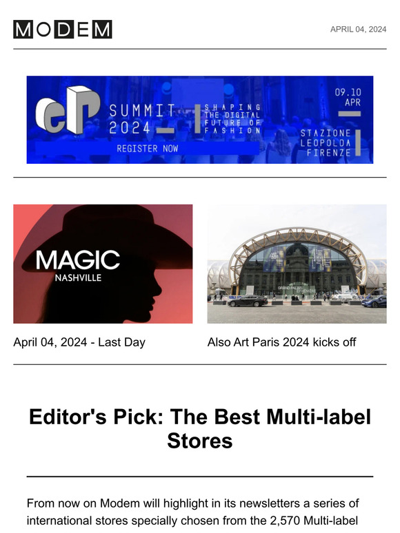 Modem Online: Focus on Machine-A, Alessandro Michele, Mary Katrantzou ...