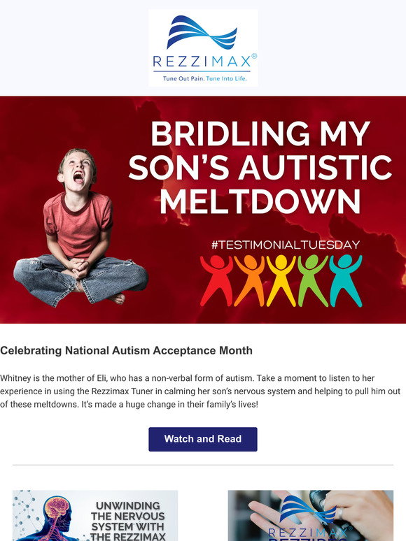 Rezzimax: Calming an Autistic Meltdown | A Practitioner Shares Her ...