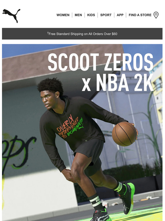 Puma: Scoot Zeros x NBA 2K: Only On The App | Milled