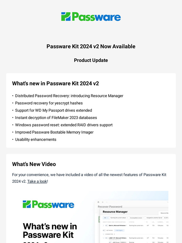 Passware: Passware Newsletter: 💻Passware Kit 2024 v2 Now Available | Milled