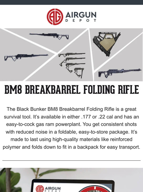 Airgun Depot: A Folding Rifle??? | Milled