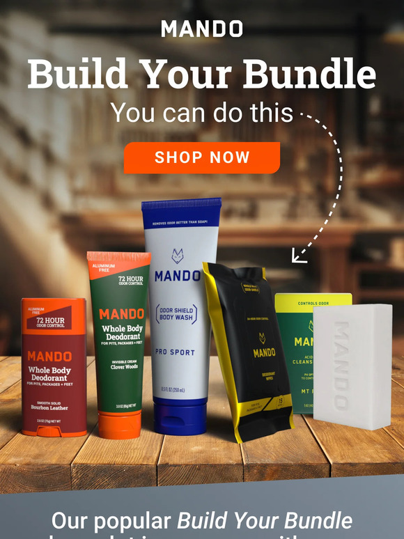 Mando: 🔨 DIY your Bundle & Unlock a Mystery Gift | Milled