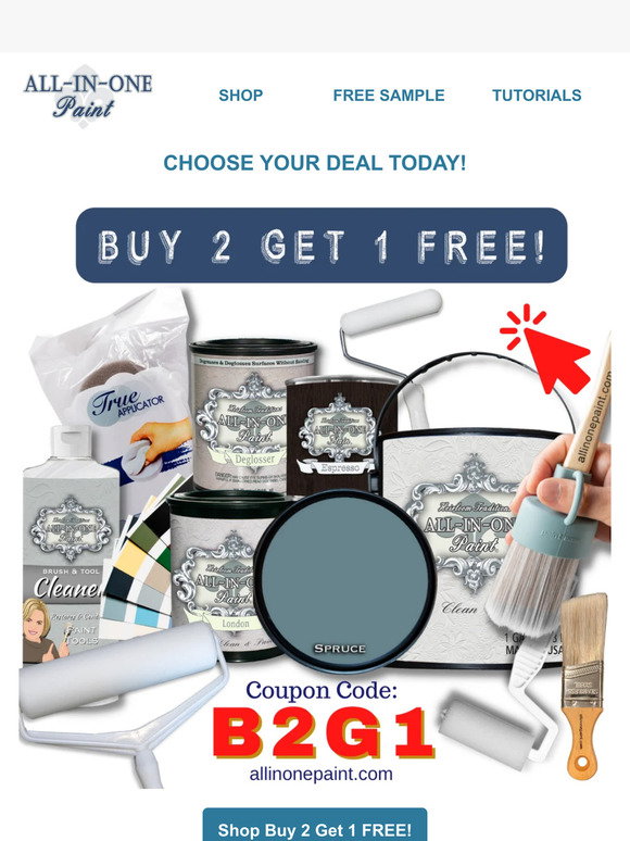 Heirloom Traditions Paint: Choose your deal TODAY on ALL-IN-ONE Paint ...