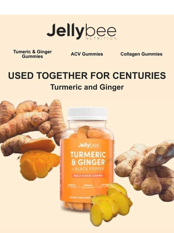 JellyBee: 👍 Essential Health Benefits of Ginger & Turmeric | Milled