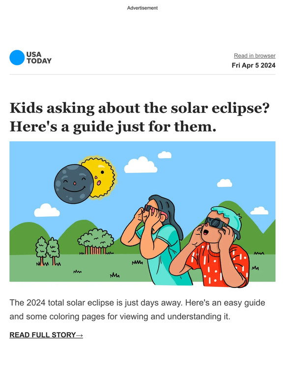 USA TODAY: Top Stories: Total eclipse for kids: Let your children ...