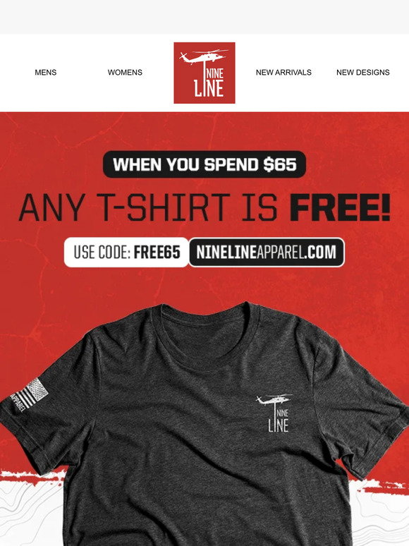 Nine Line Apparel: Scared Shirtless? | Milled