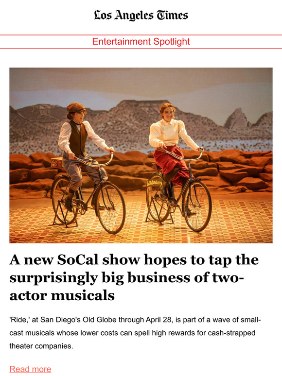 Los Angeles Times: The surprisingly big business of two-actor musicals ...