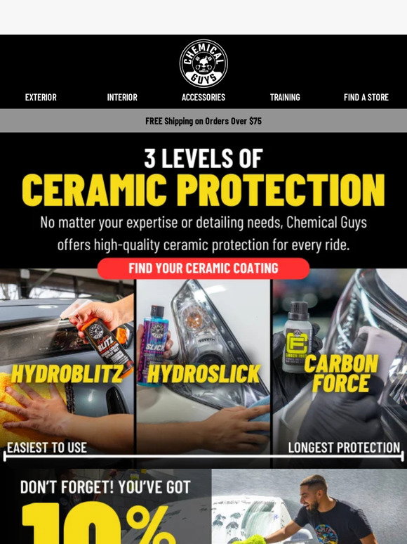Chemical Guys: Easy to Expert: Ceramic Coatings for Every Ride. | Milled