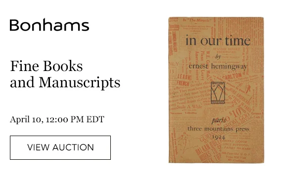 LiveAuctioneers: Bonhams | Fine Books and Manuscripts | Asian Art | Old ...
