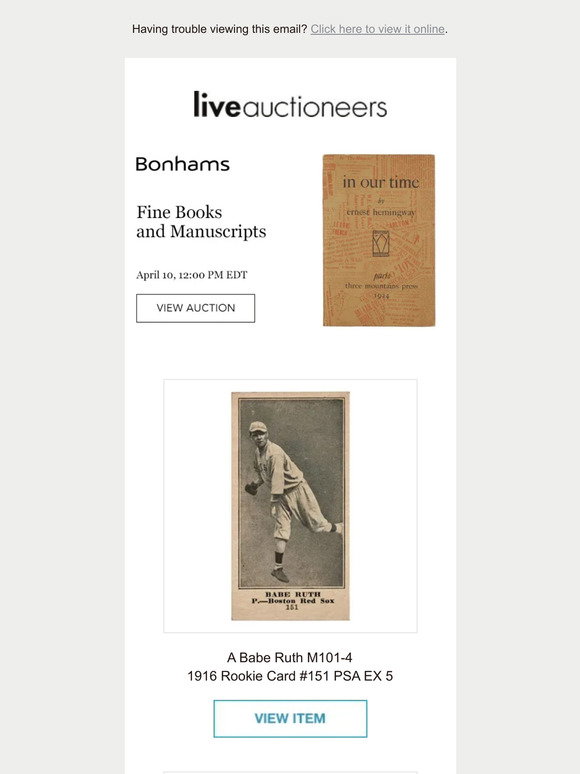 LiveAuctioneers: Bonhams | Fine Books and Manuscripts | Asian Art | Old ...
