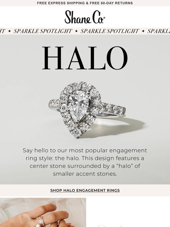 Shane Co.: Sparkle Spotlight: halos 💍 | Milled